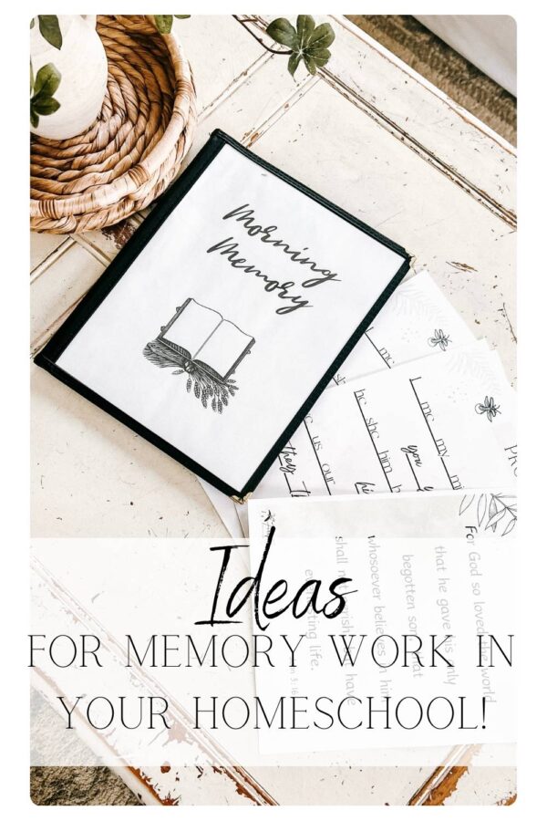 Simple Ideas For Memory Work in your Homeschool Morning Time - Amy ...