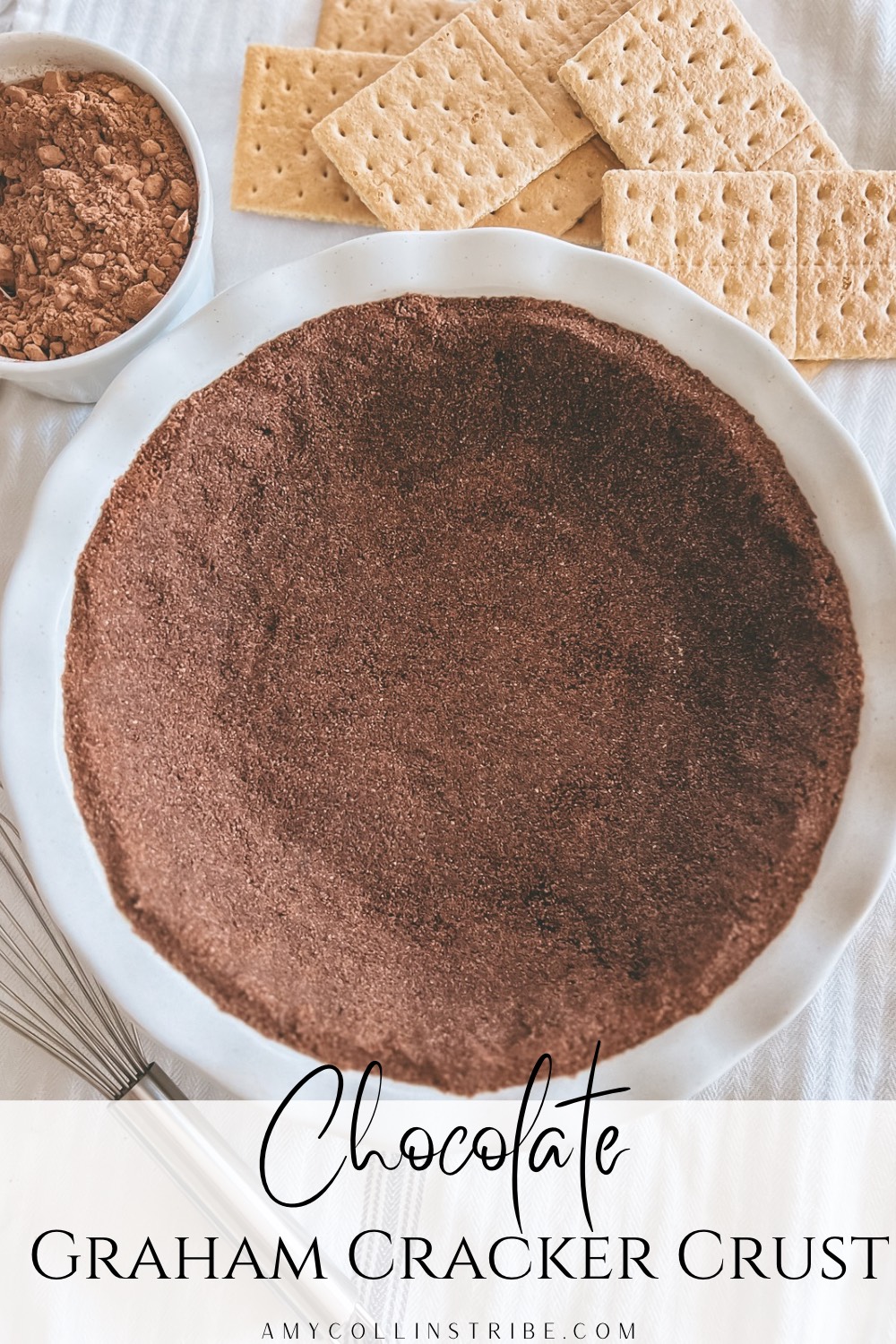 Chocolate Graham Cracker Crust - Amy Collins Tribe